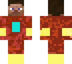 iron man steve | Minecraft Skin