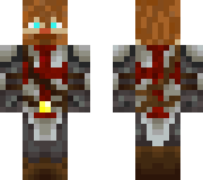 Templar Knight (No helmet) 3.0 | Minecraft Skin