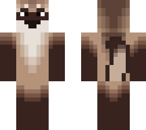 Black Footed Ferret | Minecraft Skin