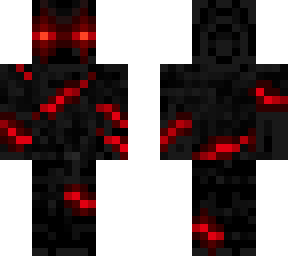 blood enderman (fixed) | Minecraft Skin