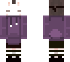 Boy with a bunny mask | Minecraft Skin