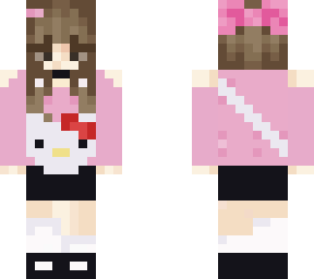 girl hello kitty | Minecraft Skins