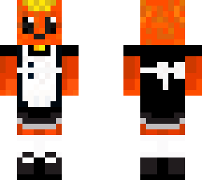 maid flareon | Minecraft Skin