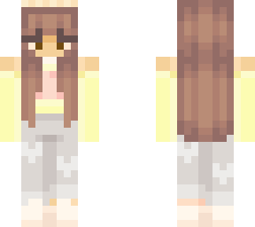 Yellow girl | Minecraft Skin