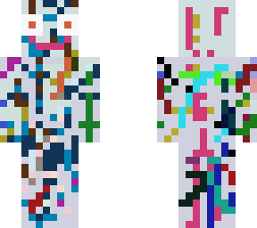 disgusting wall paint spread human | Minecraft Skin