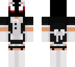 Maid catboy Spiderman Xavier Salinas | Minecraft Skin