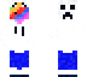 Rainbow jello | Minecraft Skin