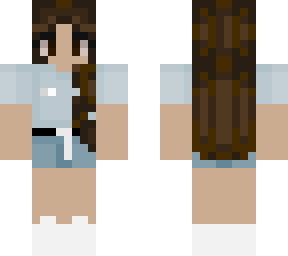 brown hair girl aesthetic | Minecraft Skins