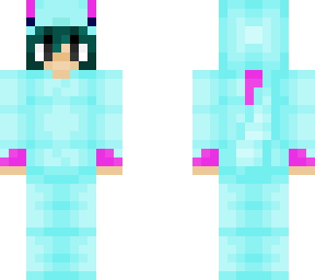 Blue Axolotl Onesie | Minecraft Skin