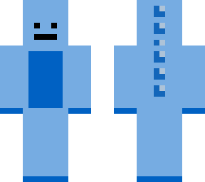 Blue derp dino | Minecraft Skin