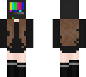 glitch girl | Minecraft Skins
