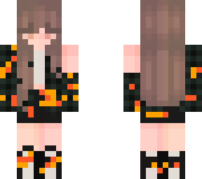 lava girl | Minecraft Skin