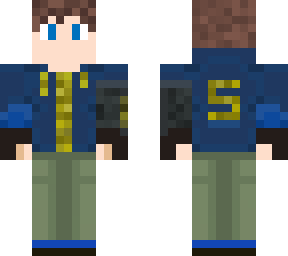 Modern vault dweller | Minecraft Skin