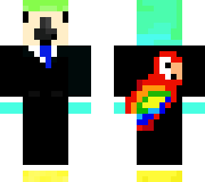 parrot youtuber | Minecraft Skins