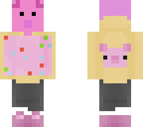 Minecraft mangalitsa pig skin layout - rainhon