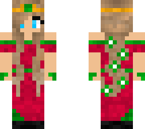 Christmas Elven Princess | Minecraft Skin