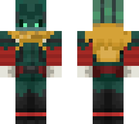 Deku vigilante (chapter 322 with mask on) | Minecraft Skin