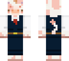 strawberry cow in suit | Minecraft Skins