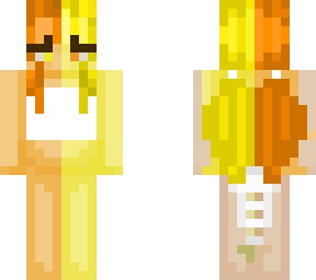 Undone half dragon | Minecraft Skin