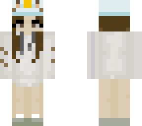 parakeet girl blue and white | Minecraft Skins