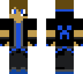 Blue Gamer Skin | Minecraft Skin