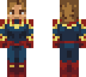 Captain Marvel | Minecraft Skin