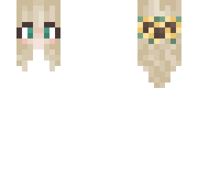 hair w flower crown base | Minecraft Skin