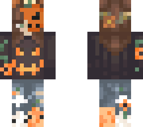 Halloween Aesthetic Girl | Minecraft Skin