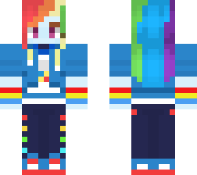 Rainbow dash | Minecraft Skin