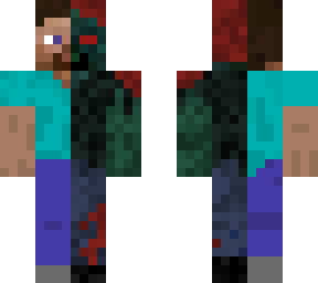 Terminator Steve (invisible parts filled) | Minecraft Skin