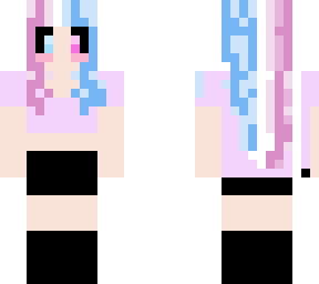 trans flag | Minecraft Skins
