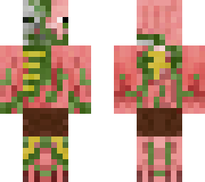 Zombie gold infected piglin | Minecraft Skin