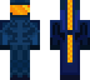 blue master chief | Minecraft Skin