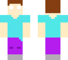 blue monkey steve | Minecraft Skin