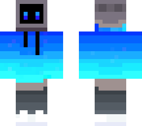 Fade Blue B4nte Skin | Minecraft Skin
