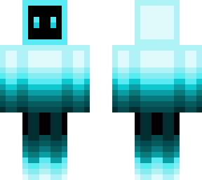 fadin neon blue | Minecraft Skin