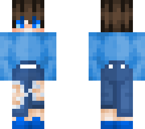 gender neutral azure | Minecraft Skin
