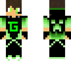 green gamer | Minecraft Skin