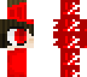 Half my face half my yt logo | Minecraft Skin