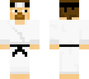 Karate Steve Minecraft Skins