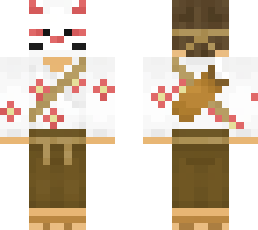 Kitsune Mask | Minecraft Skin