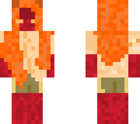 Nether Girl Casual Girl Minecraft Skins
