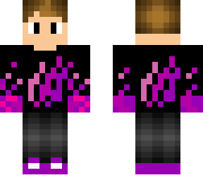 purple fire | Minecraft Skin