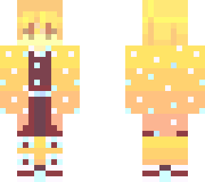 Zenitsu Demon Slayer | Minecraft Skins