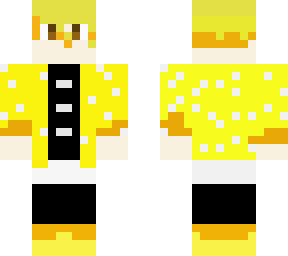 Zenitsu Demon Slayer | Minecraft Skins