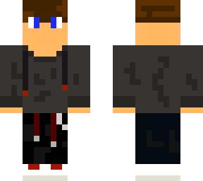 red and black cool boy | Minecraft Skins