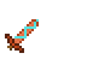 Charged copper sword | Minecraft Skin