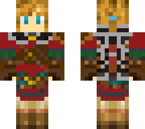 Legend of zelda link tunic minecraft skin template - upoismash