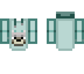 Minecraft wolf head hoodie base! | Minecraft Skin