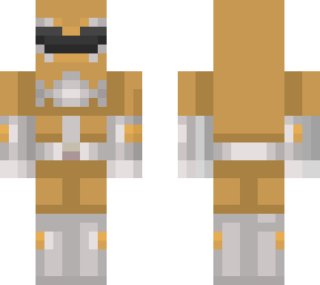 Power Ranger: Orange Ranger. | Minecraft Skin